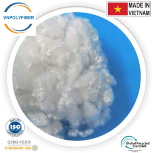 3D Hollow Conjugated Siliconized Polyester Staple Fiber Ball ...