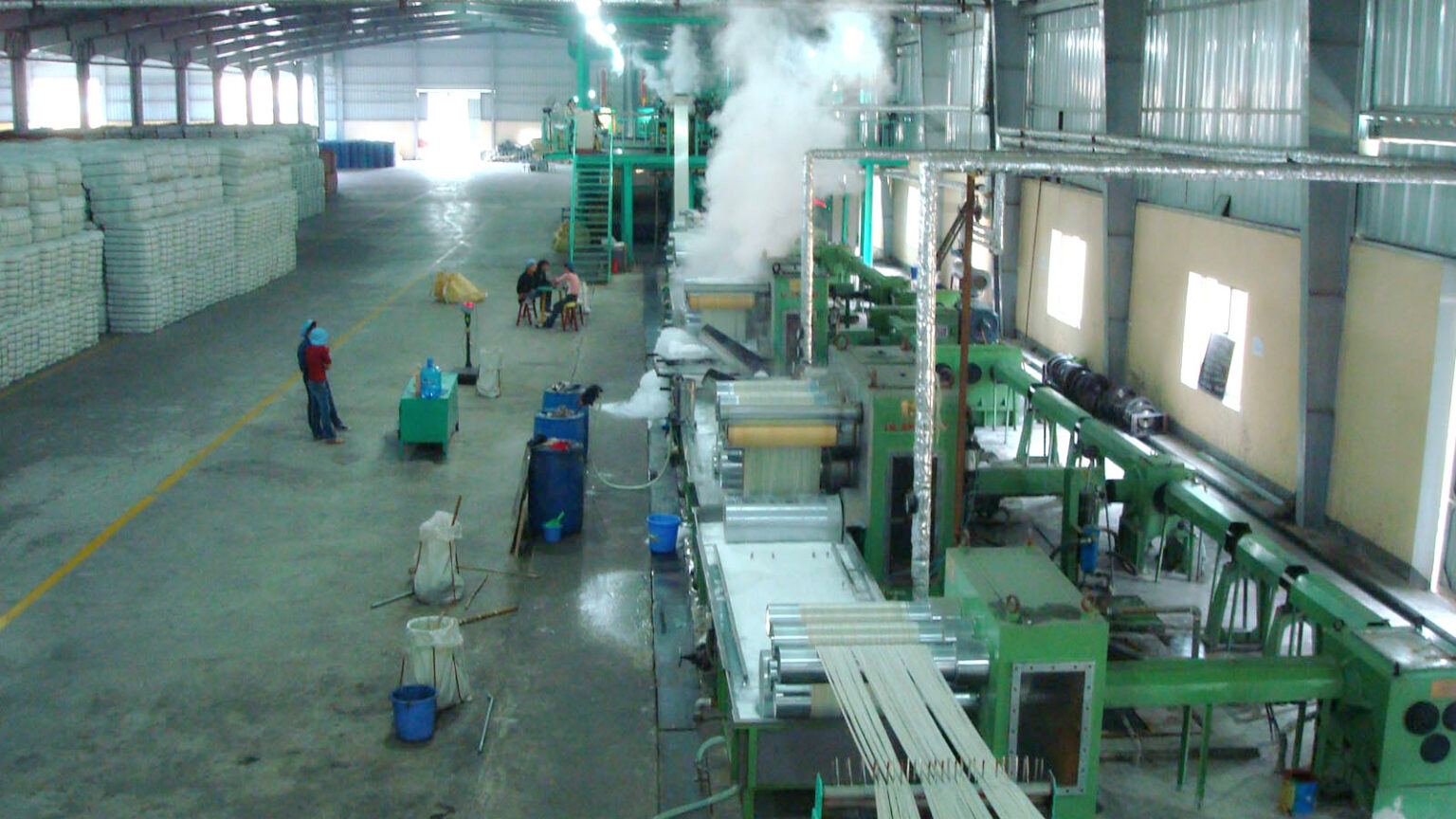 Polyester staple fiber manufacturing process - Polyester Staple Fiber ...