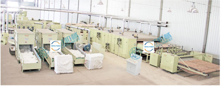 Wadding & Mattress Production Line - Polyester Staple Fiber Partners ...